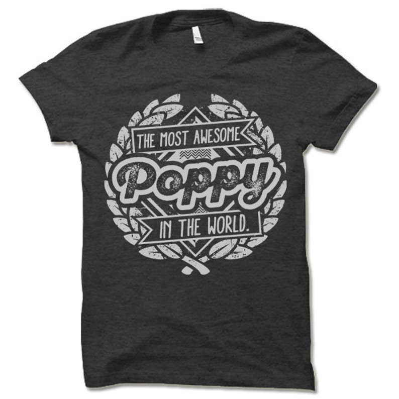 Poppy Shirt, the Most Awesome Poppy in the World T-shirt, Funny Gifts ...