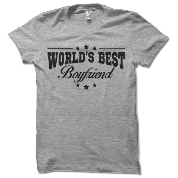 World's Best Boyfriend T Shirt. Funny Gift for Boyfriend - Etsy