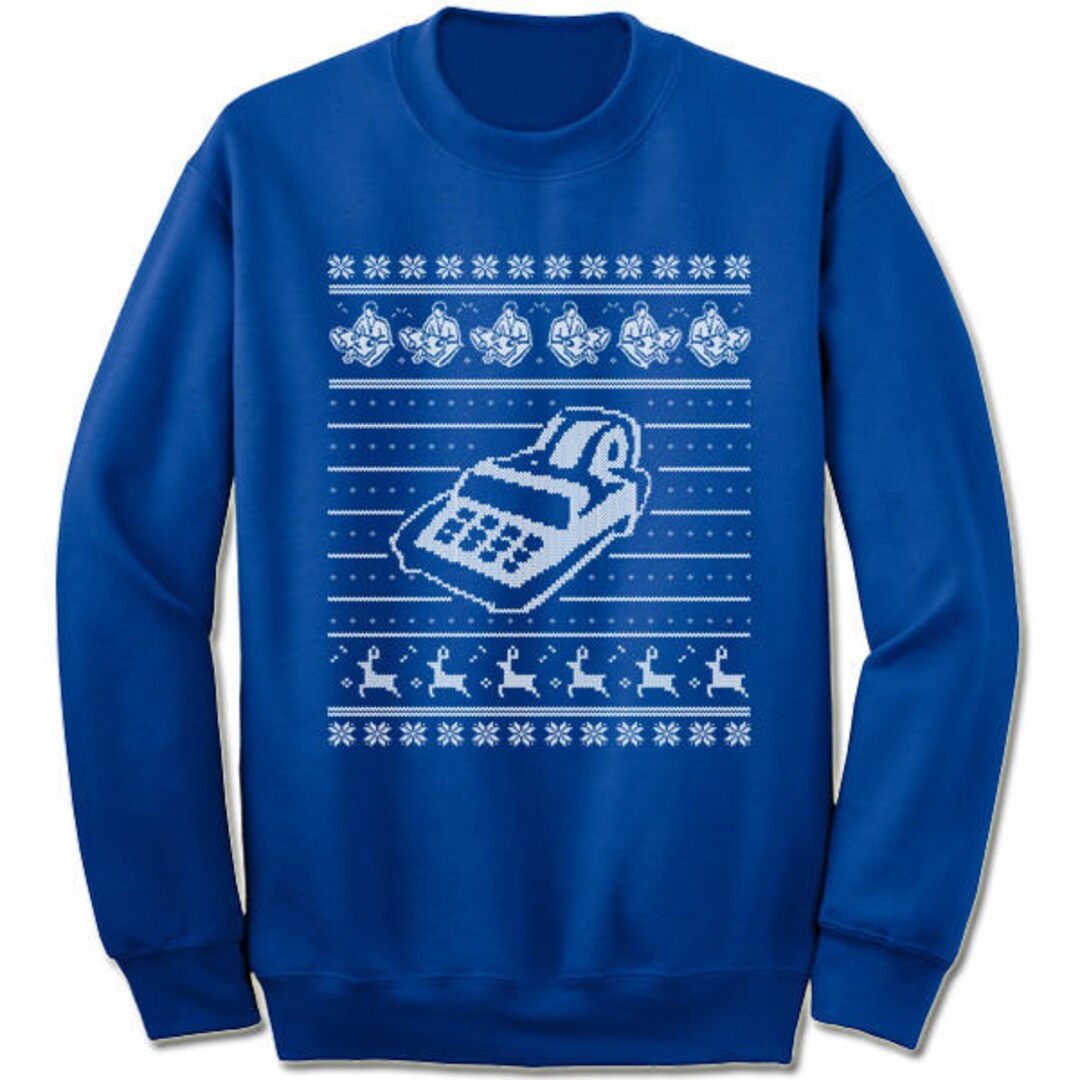 Accountant Christmas Sweatshirt Sweater. Fun CPA Gift. Certified Public ...