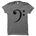 Retro Bass Clef T Shirt, Musician Shirt, Bass Clef Shirts, Music Lover ...