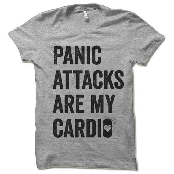 Panic Attacks Are My Cardio T-shirt. Funny Running T-shirt. - Etsy Canada