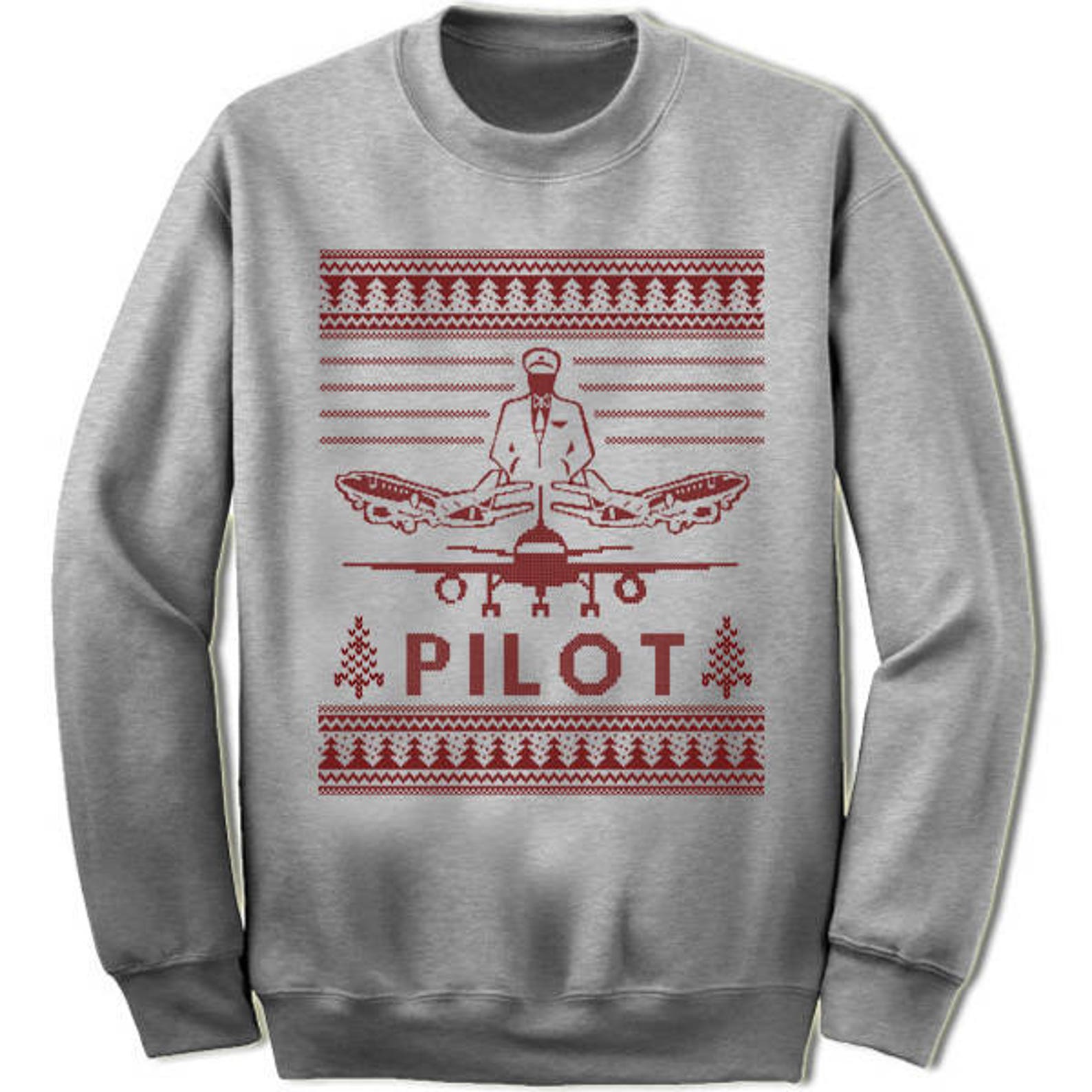 Pilot Christmas Sweater. Pilot Sweatshirt for Men and Women. - Etsy