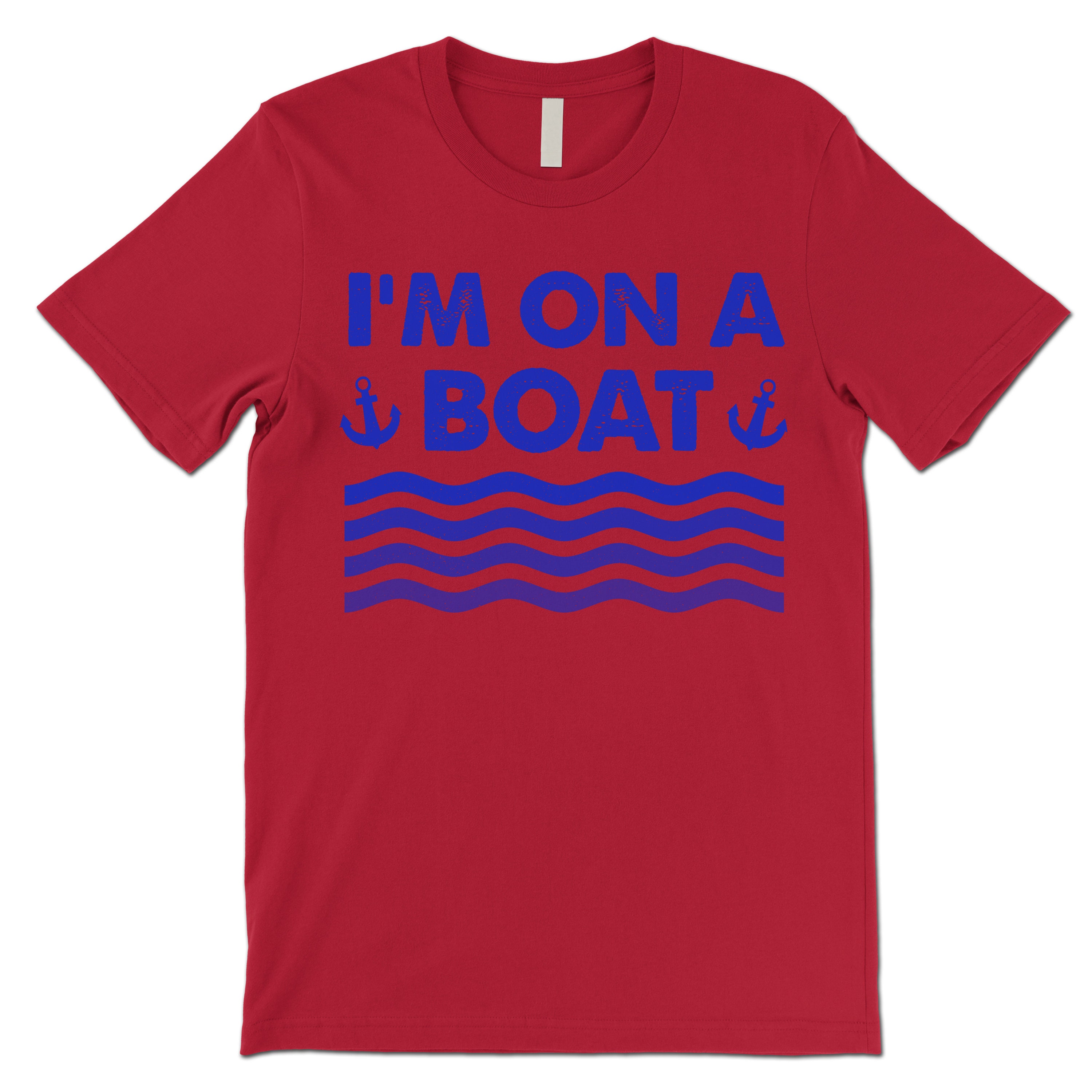 Funny Cruise Ship Fishing Boating Vacation Shirt. I'm on a Boat Shirt ...