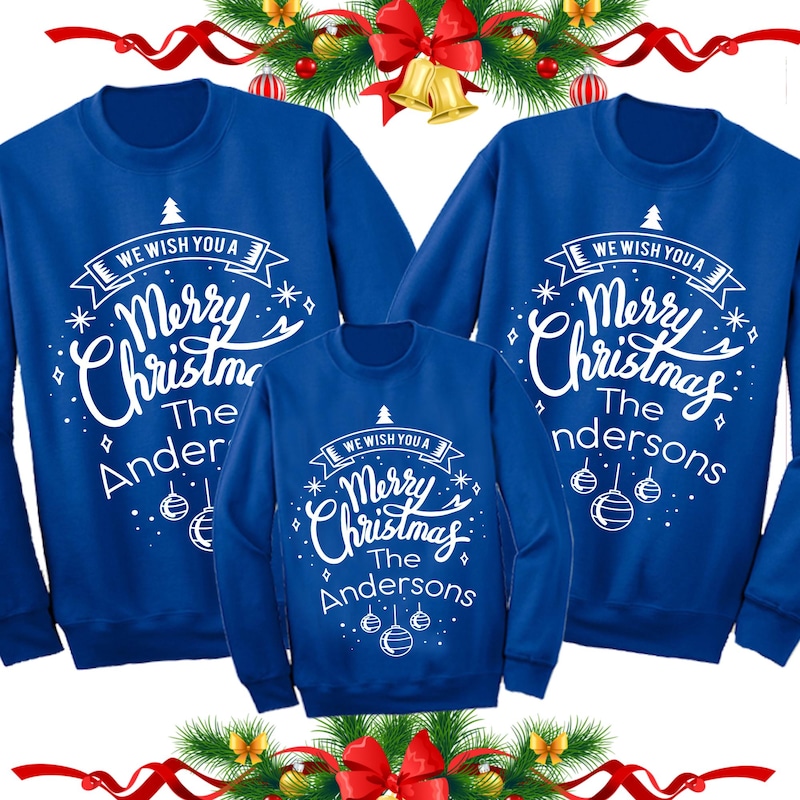 Family Christmas Sweater - Etsy