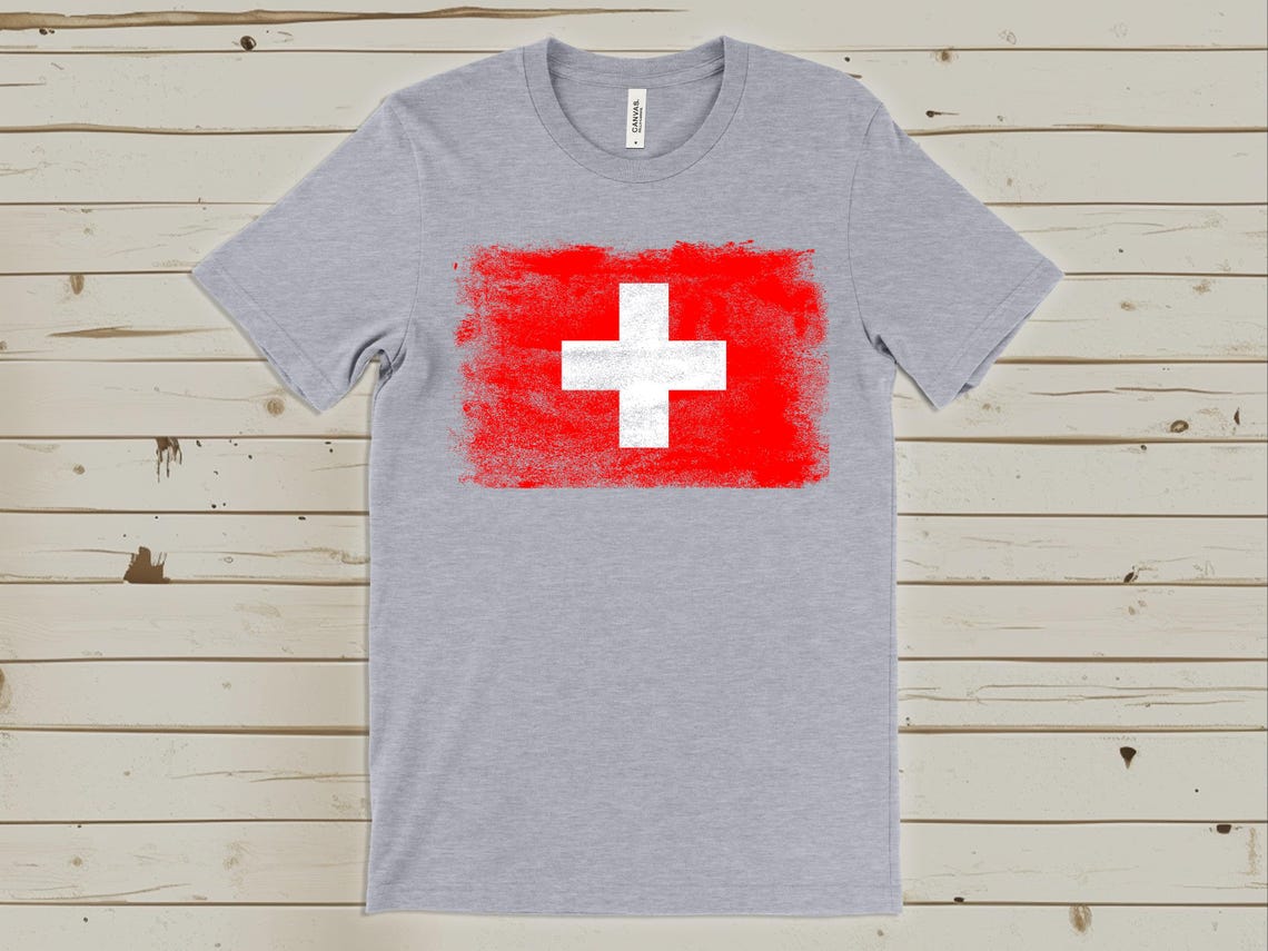 Switzerland Flag Shirt Swiss Flag T-shirt Gift for Swiss Americans ...