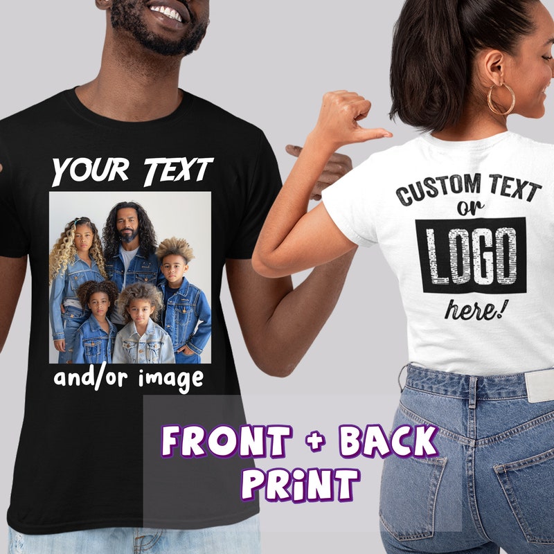 Custom Tshirt - Etsy