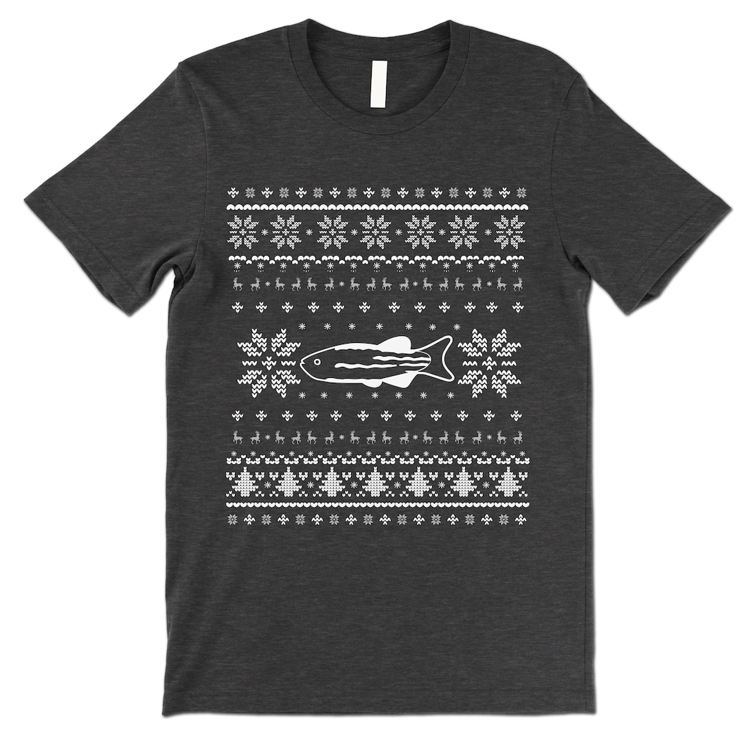 Zebra Danios Christmas Shirt. Zebrafish Ugly Xmas T Shirts. Fish Owner ...