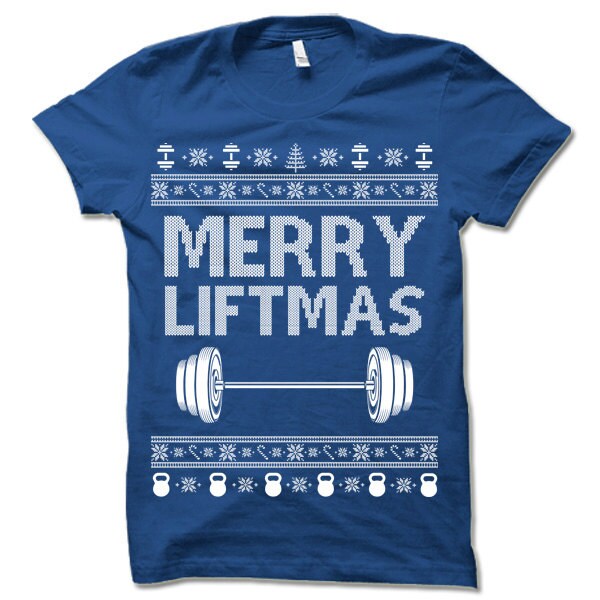 Merry Liftmas Christmas Workout Shirt, Christmas Eve Gym Workout Shirt ...