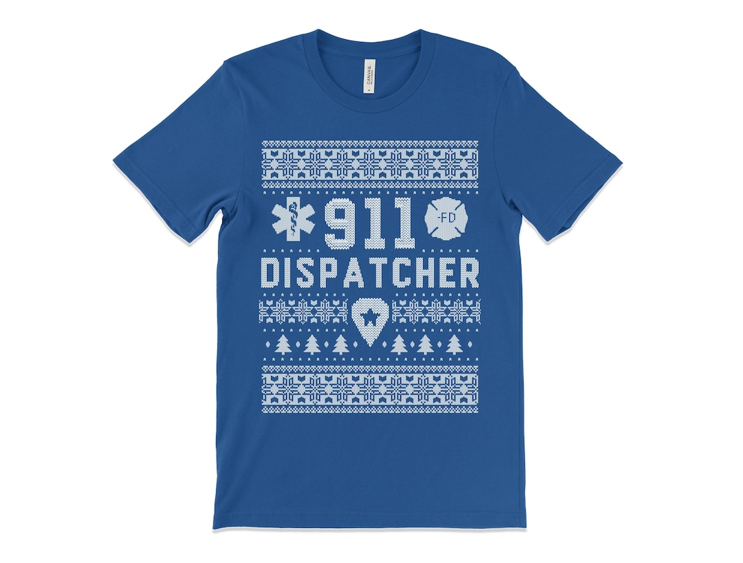 911 Dispatcher Christmas Shirt, 911 Dispatcher Gifts, First Responder ...