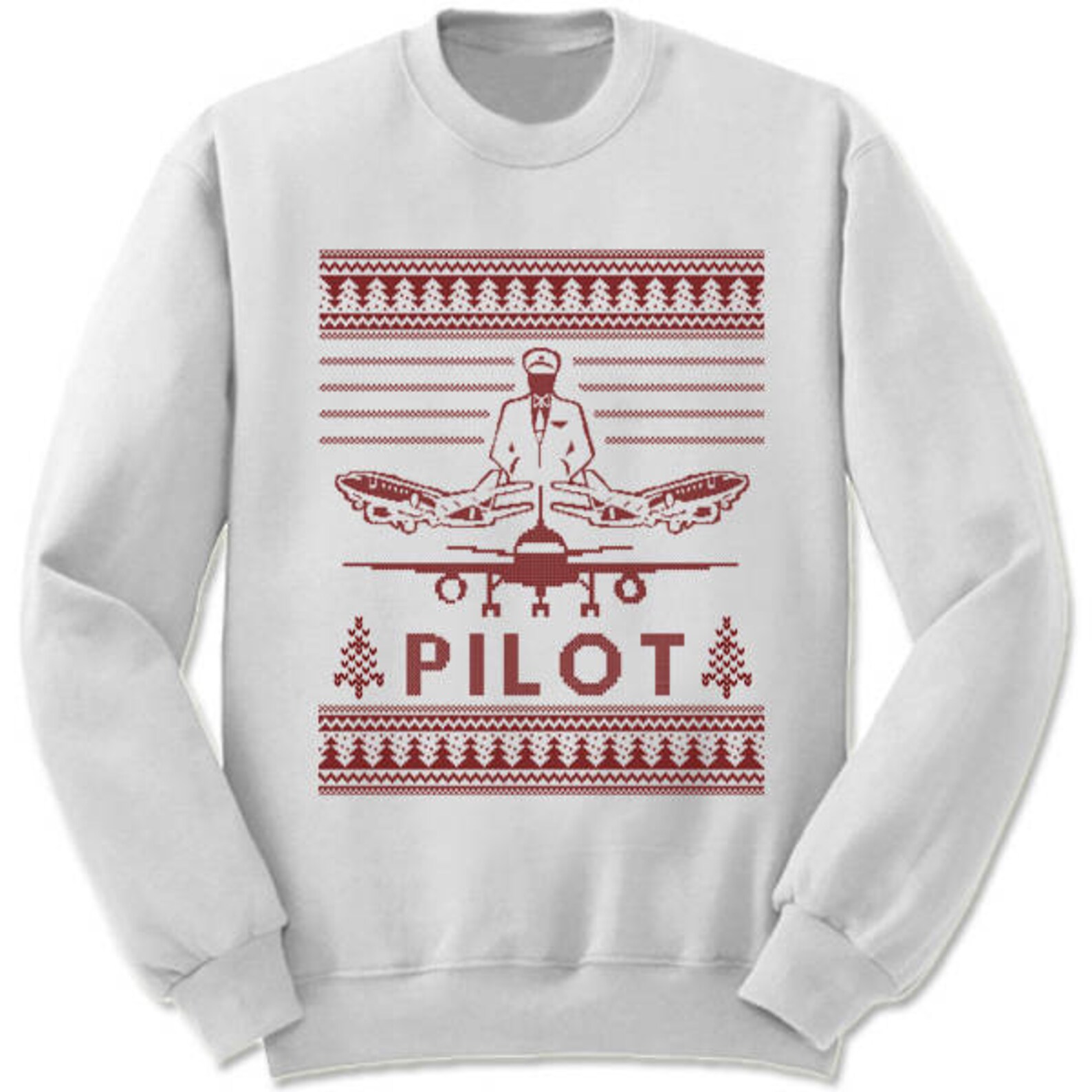 Pilot Christmas Sweater. Pilot Sweatshirt for Men and Women. - Etsy
