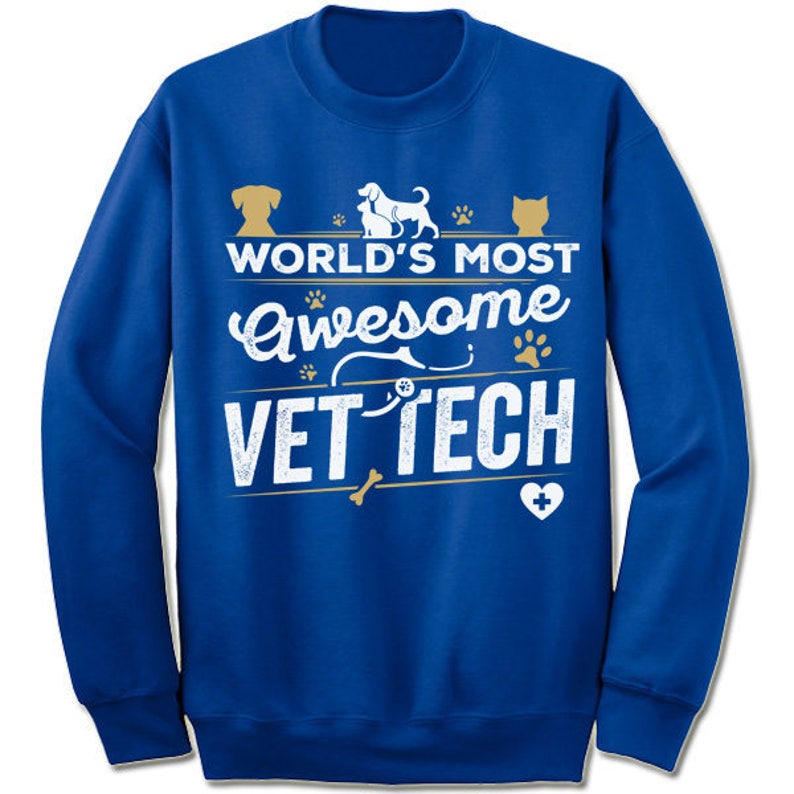 Vet Tech Sweatshirt. Fun Veterinary Technician Gift. - Etsy