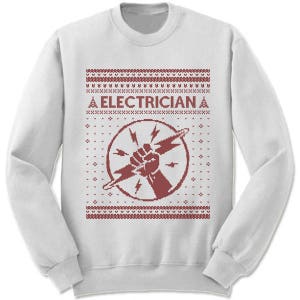 Electrician Christmas Sweater. Electrician Sweatshirt for Men and Women ...