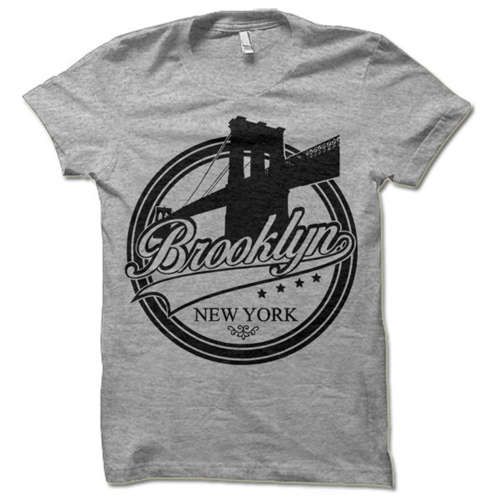 Brooklyn New York T-shirt. Brooklyn Bridge Tee Shirt. - Etsy