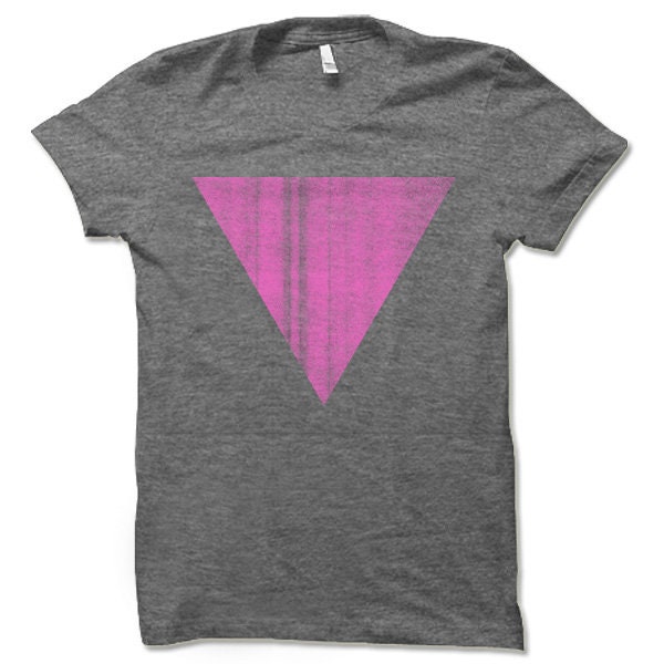 Pink Triangle T Shirt. Gay Lesbian LGBT Shirt. Pride Month - Etsy