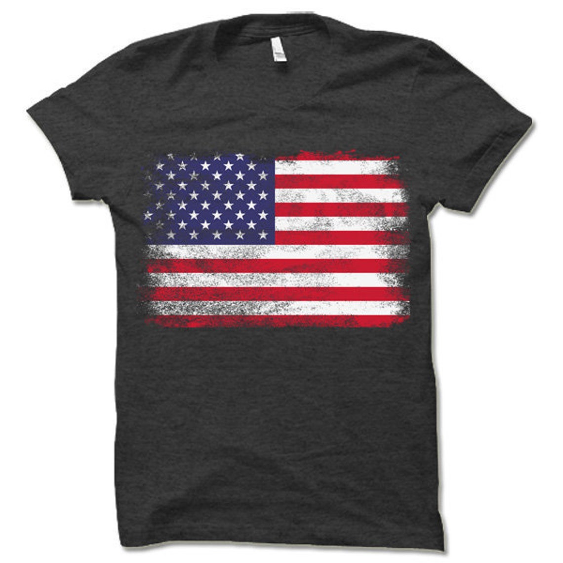 American Flag Shirt | Patriotic Shirts | Distressed American Flag Shirt ...