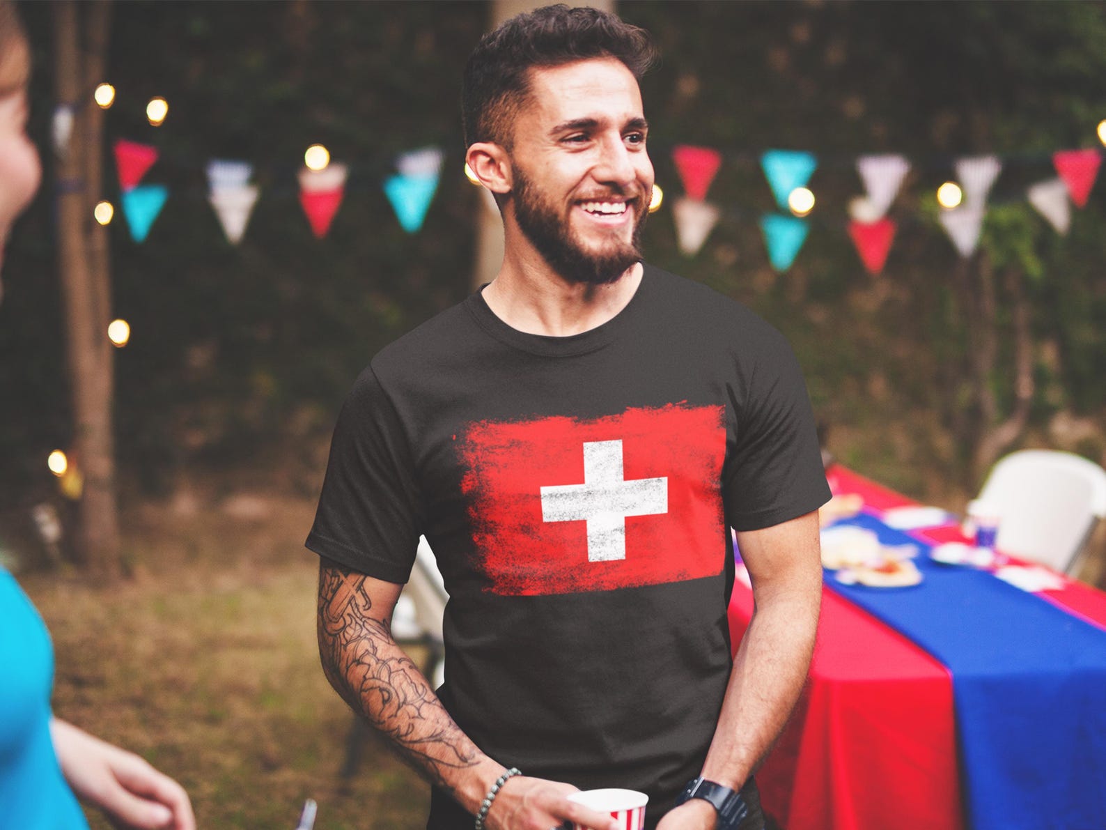 Switzerland Flag Shirt Swiss Flag T-shirt Gift for Swiss Americans ...