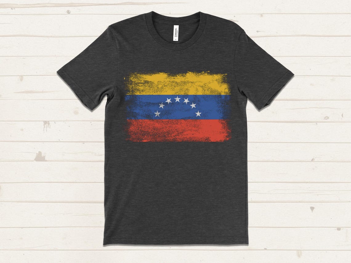 Venezuela Flag Shirt, Venezuelan Flag T-shirt, Venezuelan Pride Gift ...