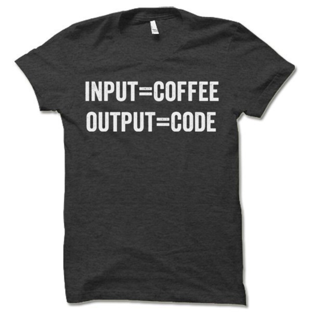 Funny Programmer T-shirt. Code and Coffee Shirt. - Etsy