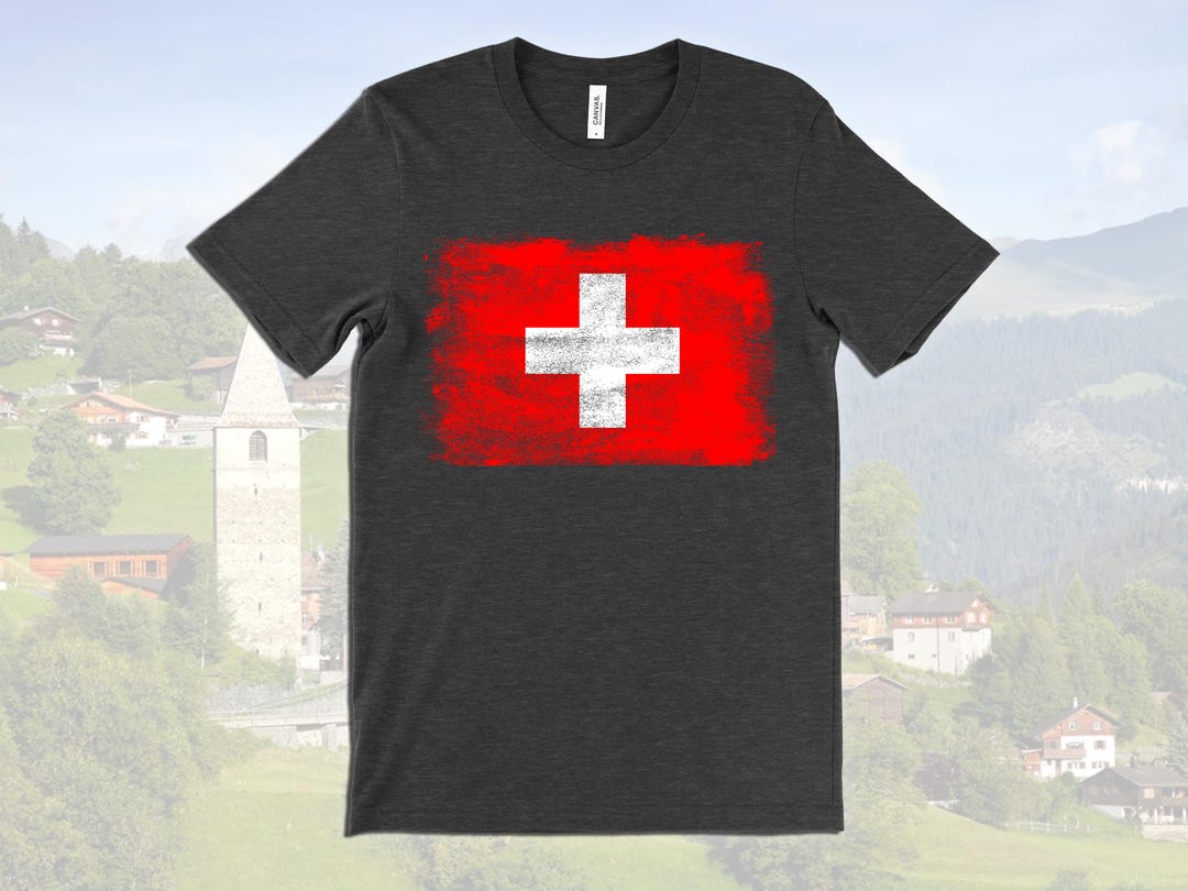 Switzerland Flag Shirt Swiss Flag T-shirt Gift for Swiss Americans ...