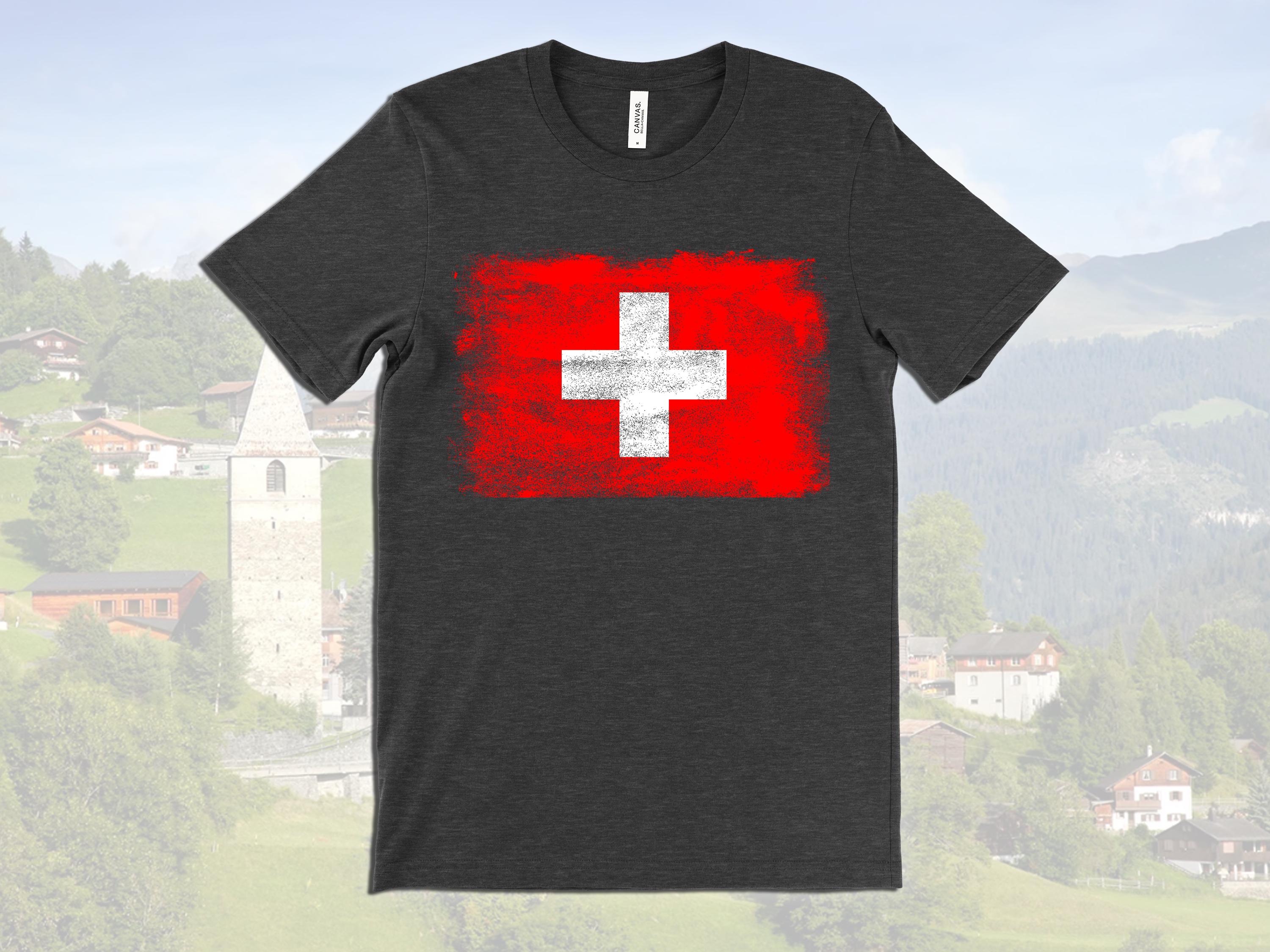 Switzerland Flag Shirt Swiss Flag T-shirt Gift for Swiss Americans ...