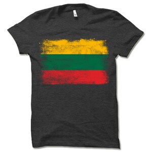 Lithuania Flag Shirt, Lithuanian Flag T-shirt, Lithuanian Pride Gift ...