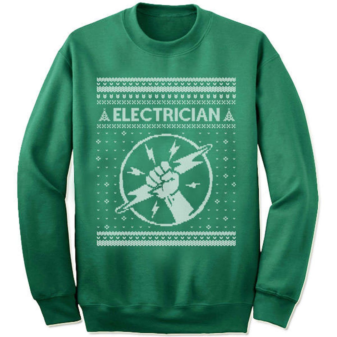 Electrician Christmas Sweater. Electrician Sweatshirt for Men and Women ...