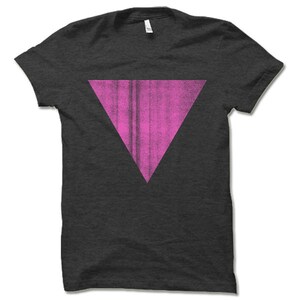 Pink Triangle T Shirt. Gay Lesbian LGBT Shirt. Pride Month Shirt ...