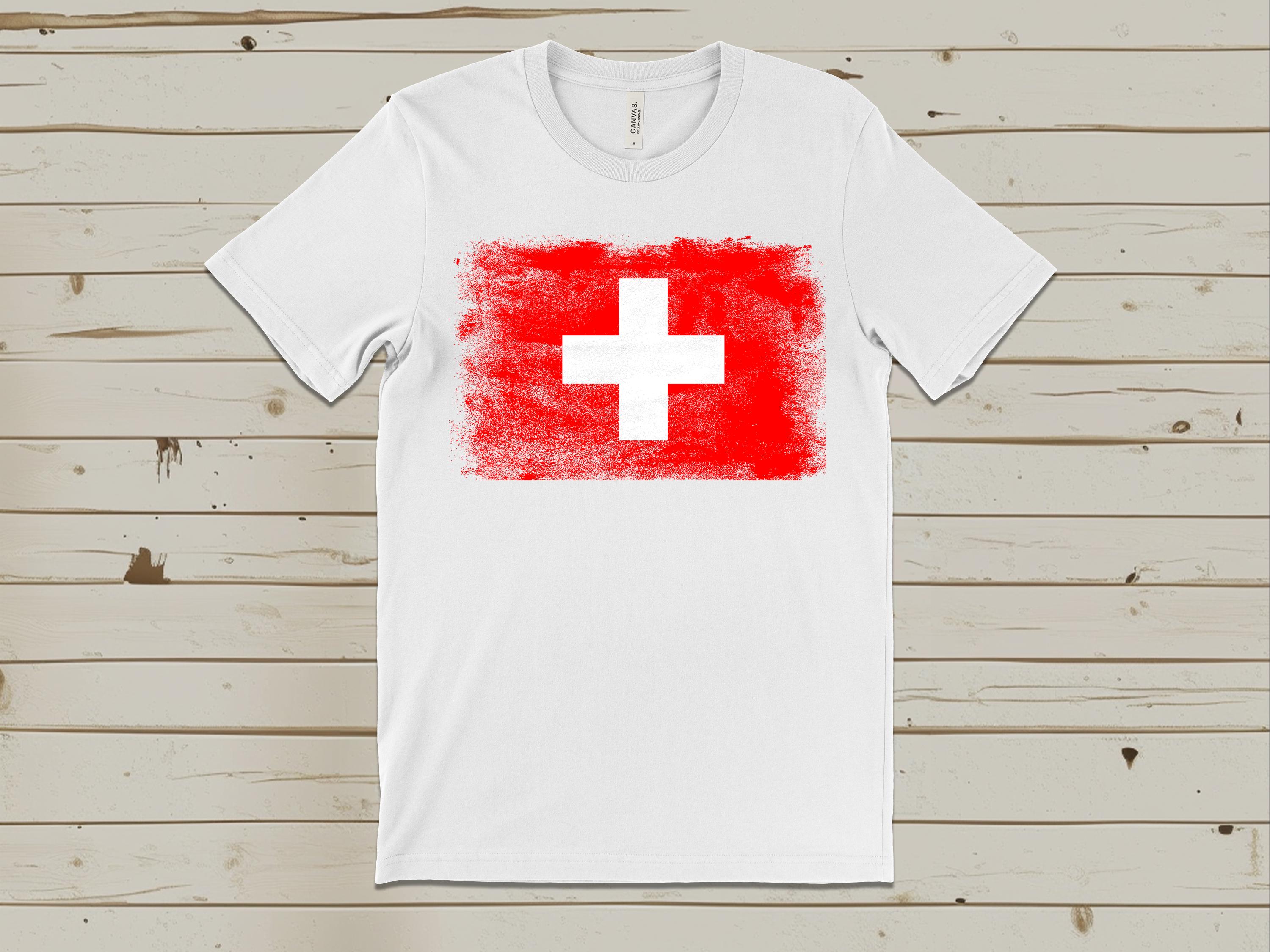 Switzerland Flag Shirt Swiss Flag T-shirt Gift for Swiss Americans ...