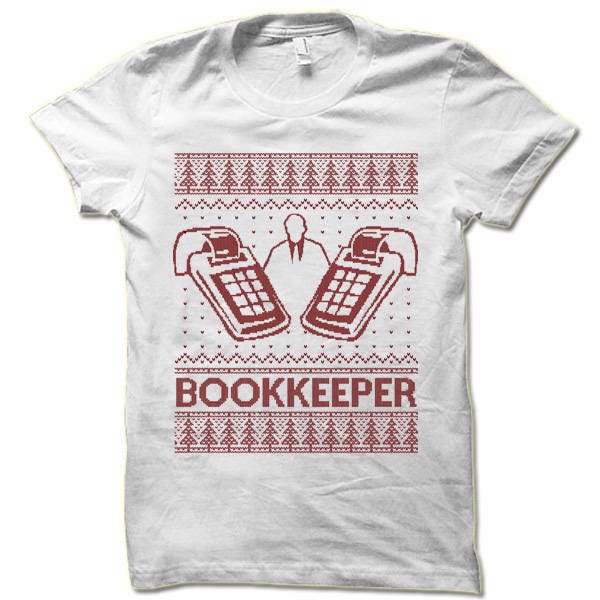 Bookkeeper Christmas T Shirt. Bookkeeper Christmas Gift. - Etsy
