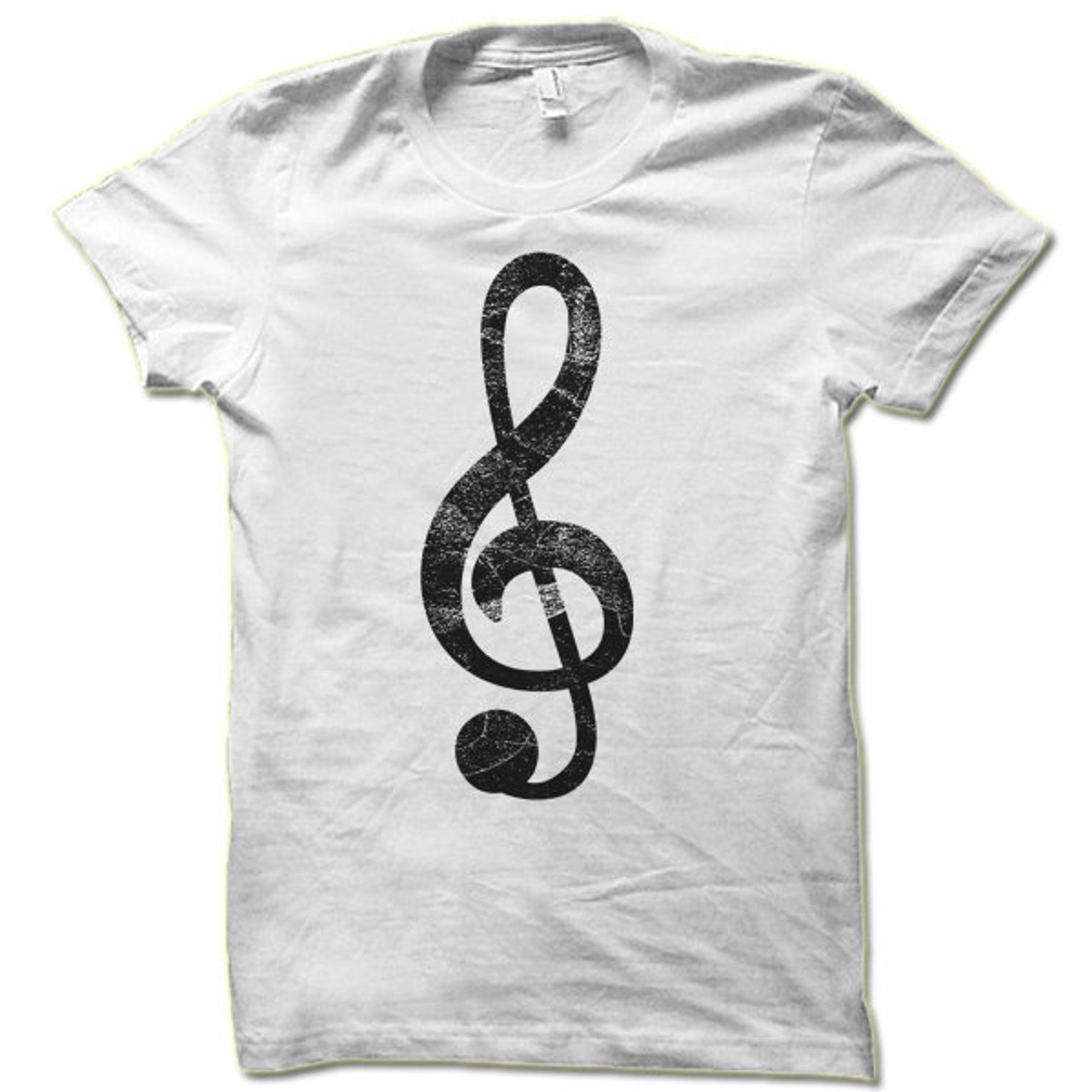 Retro Treble Clef T Shirt Musician Tshirt G-clef Shirts - Etsy