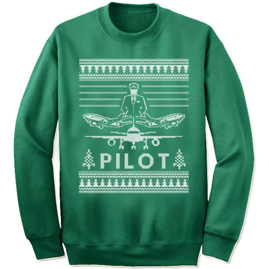 Pilot Christmas Sweater. Pilot Sweatshirt for Men and Women. - Etsy