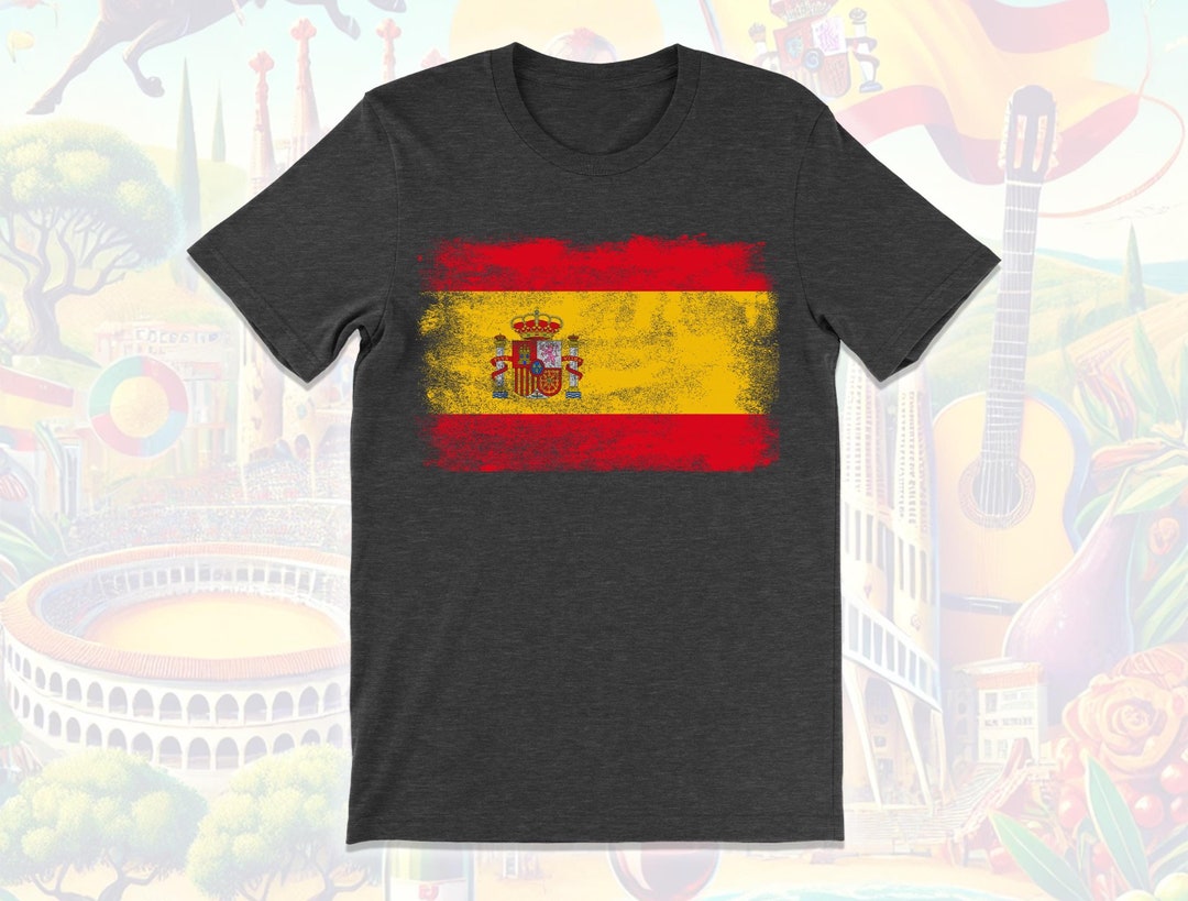 Spain Flag Shirt, Spanish Flag T-shirt Gift, Spanish Shirts, Spain ...