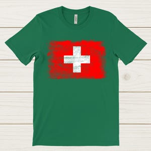 Switzerland Flag Shirt Swiss Flag T-shirt Gift for Swiss Americans ...