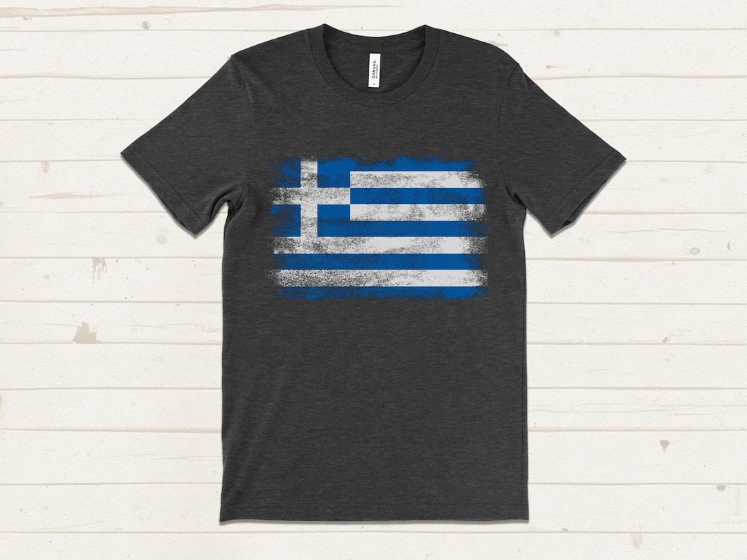 Greece Flag Shirt, Greek Flag T-shirt, Greek Pride Gift, Patriotic ...
