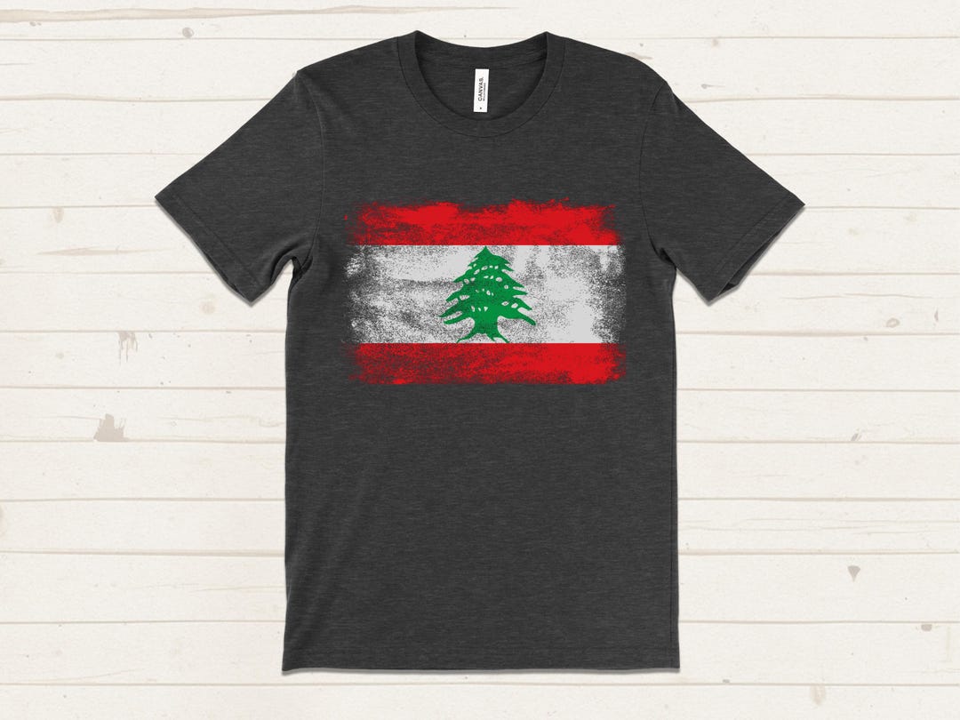 Lebanon Flag Shirt, Lebanese Flag T-shirt, Lebanese Pride Gift, Patriotic Lebanon Shirt, Lebanon ...