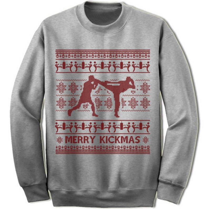 Kickboxing Muay Thai Christmas Gifts, Merry Kickmas Kickboxing ...