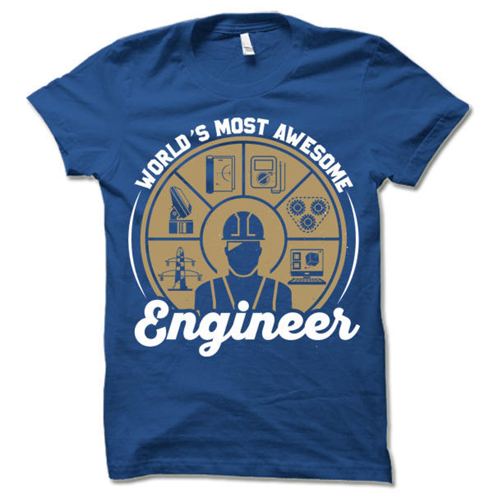World's Most Awesome Engineer T-shirt. Engineers Gift. - Etsy