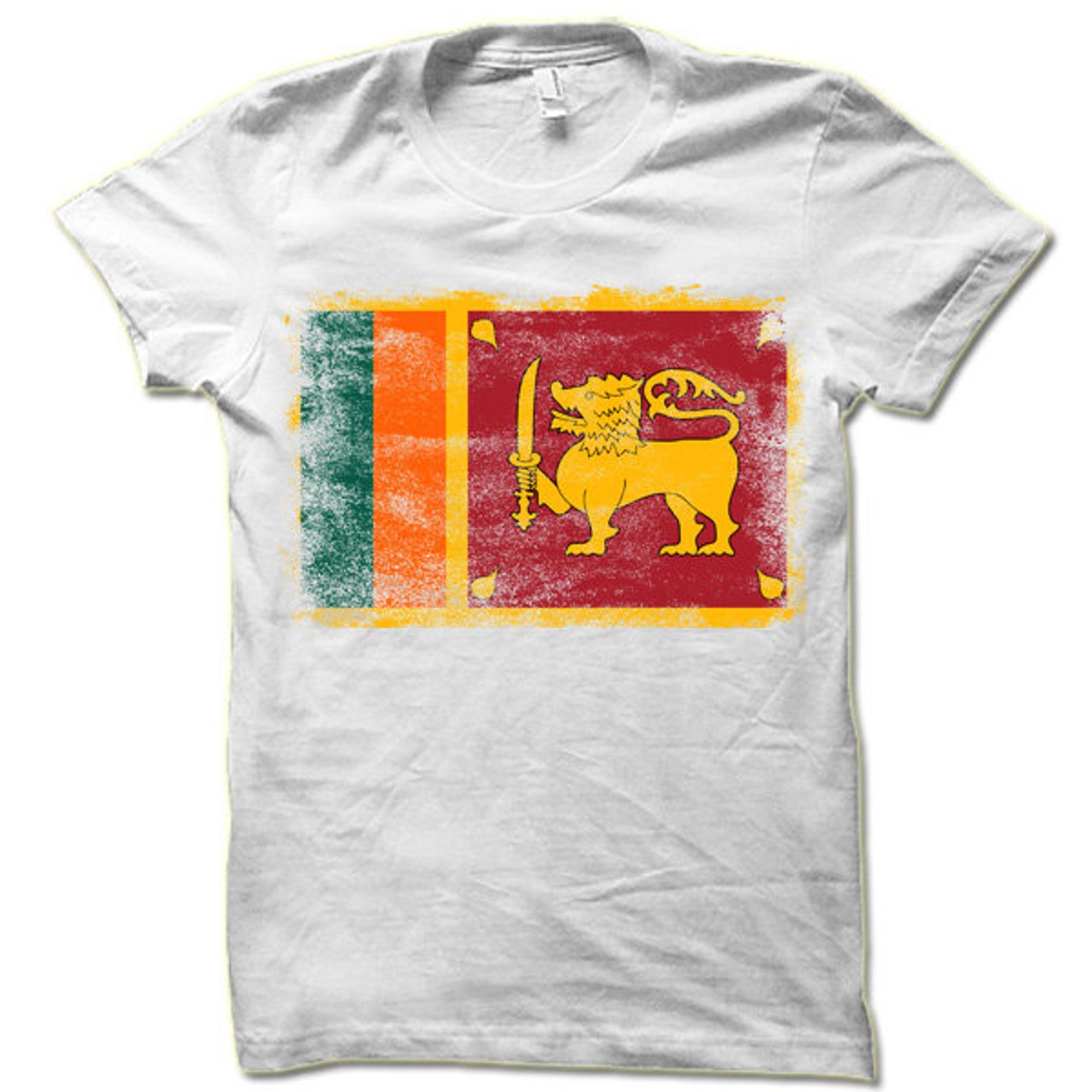 Sri Lanka Flag Shirt, Sri Lankan Flag T-shirt, Sri Lankan Pride Gift ...