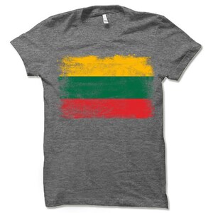 Lithuania Flag Shirt, Lithuanian Flag T-shirt, Lithuanian Pride Gift ...