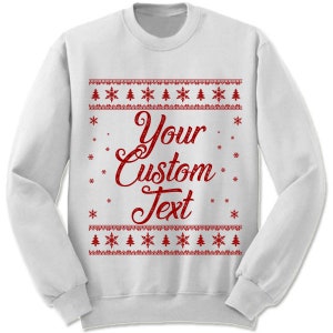 Customized Christmas Sweater Sweatshirt, Custom Christmas Shirts ...