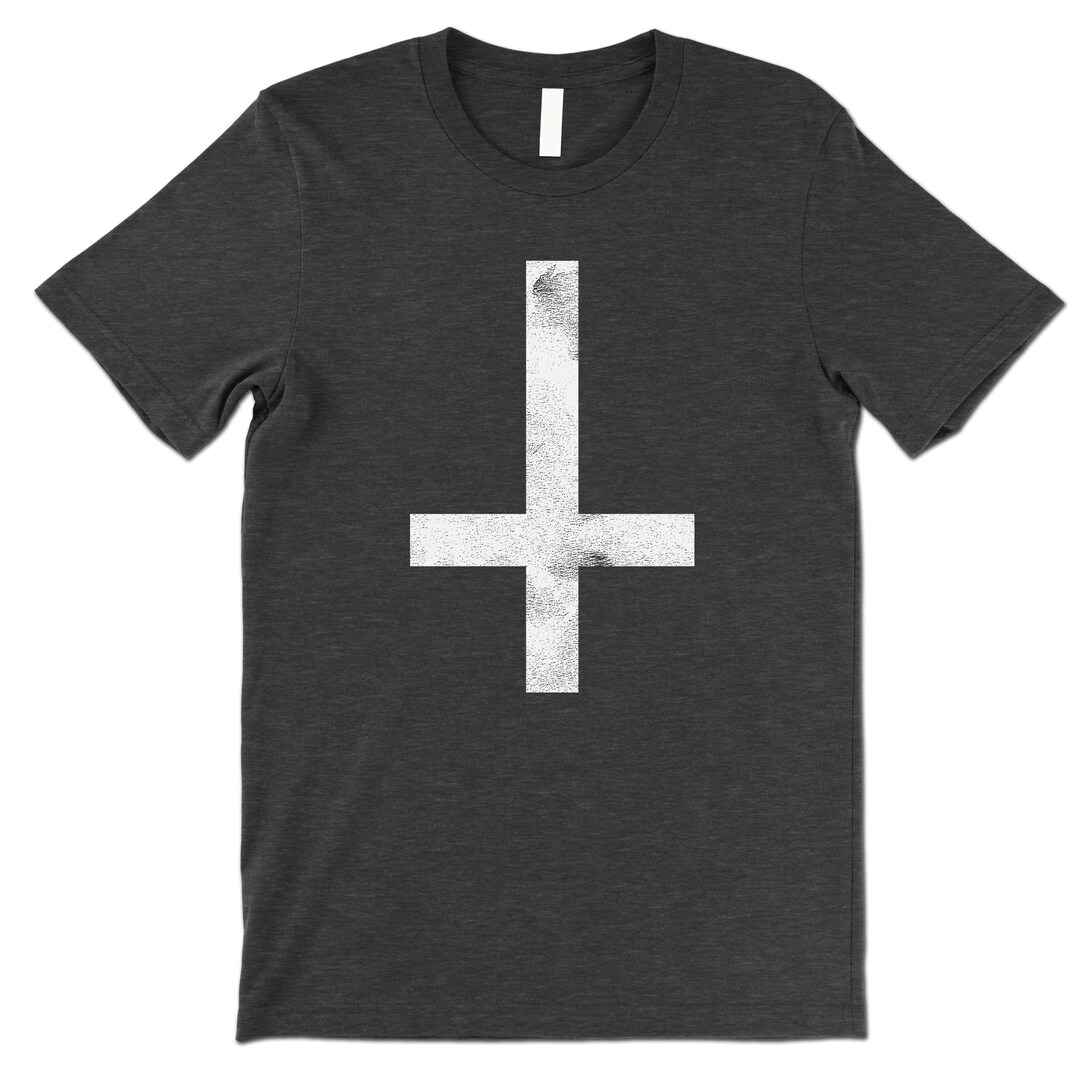 Inverted Cross T Shirt - Etsy