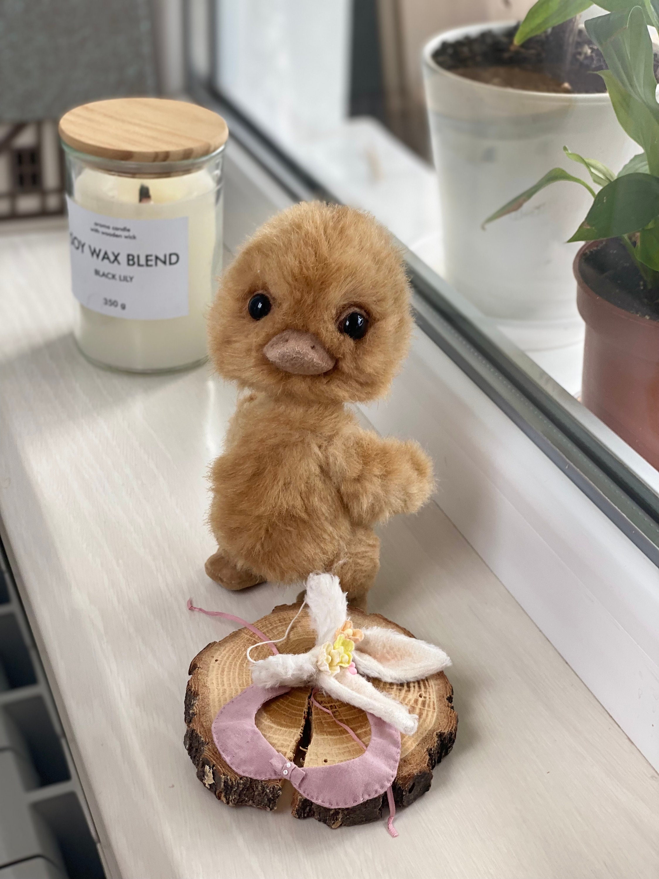 Duck Plush Size 6.3inces Yellow Duck Teddy Steiff Duckling Artist Teddy ...