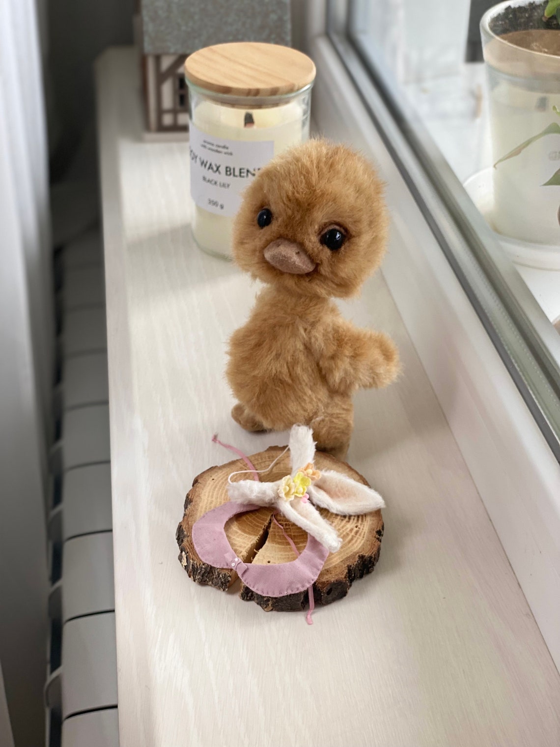 Duck Plush Size 6.3inces Yellow Duck Teddy Steiff Duckling Artist Teddy ...