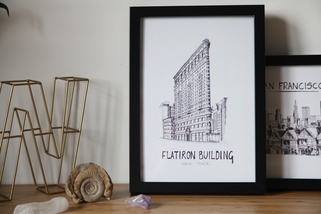 Flatiron Building, New York City Art Print - Etsy