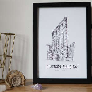 Flatiron Building, New York City Art Print - Etsy
