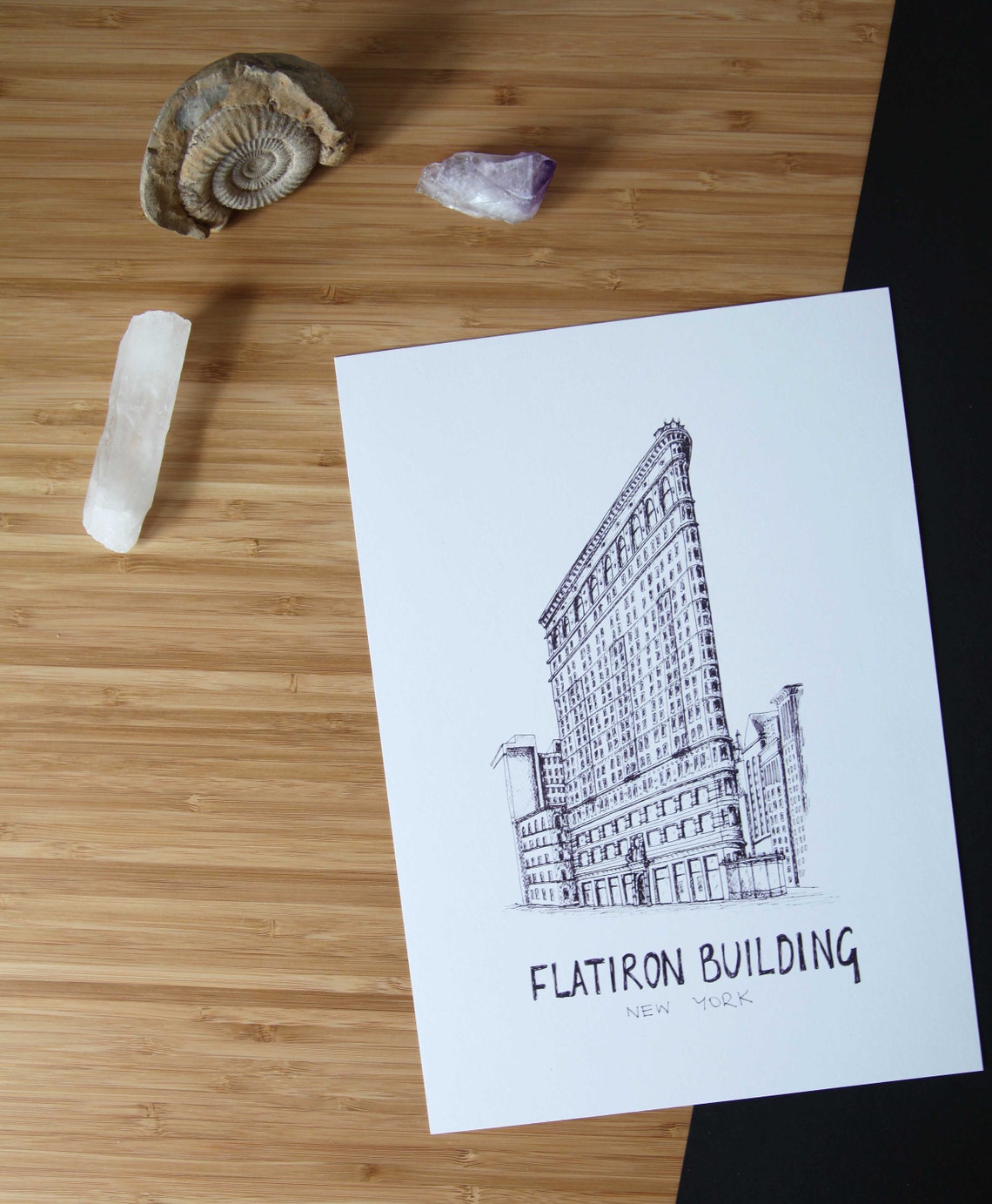 Flatiron Building New York City Art Print - Etsy