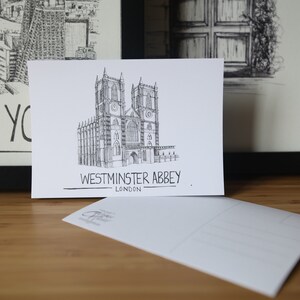 Westminster Abbey, London Postcard - Etsy