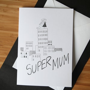 Mothers Day Card, Superhero Mum - Etsy UK