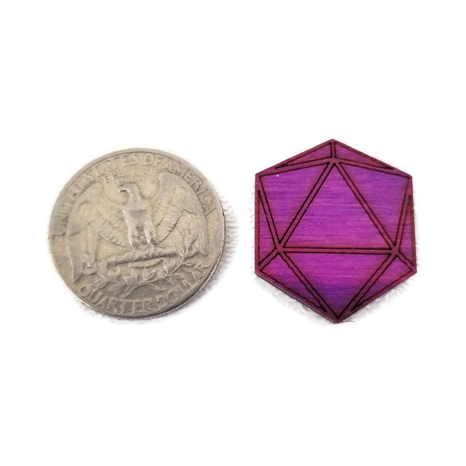 Purple Wood Dice Dnd Tokens 50 RPG Tabletop Gaming Damage - Etsy UK