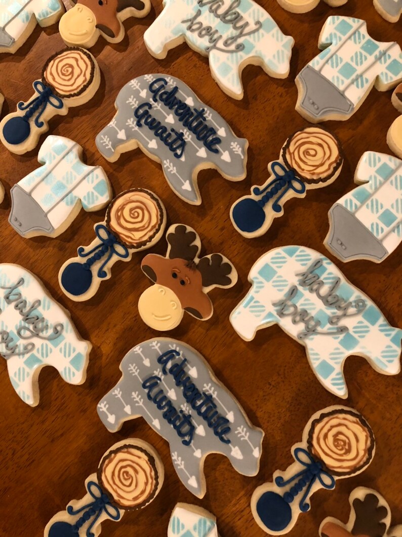 Adventure awaits baby shower cookies | Etsy Adventure awaits baby shower cookies | Etsy